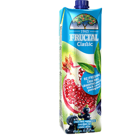 Holdbart | Fructal Granateple & Solbær Juice 1 L