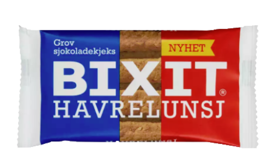 Holdbart | Bixit Havrelunsj Grov Sjokoladekjeks