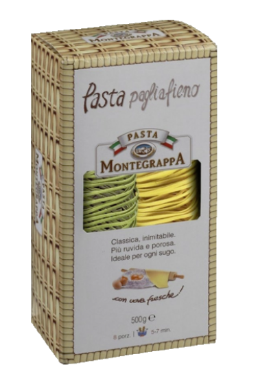 Holdbart | Montegrappa Fettucine Spinat og Egg 500g