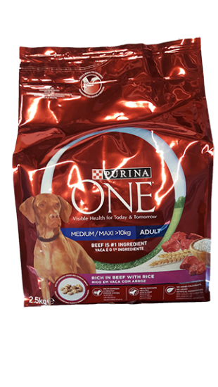 Holdbart | Purina One Adult m/Kjøtt 2,5kg