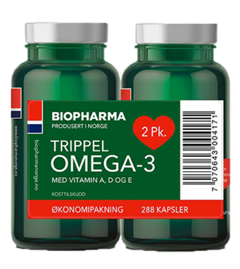 Holdbart | Trippel Omega-2 2pkn