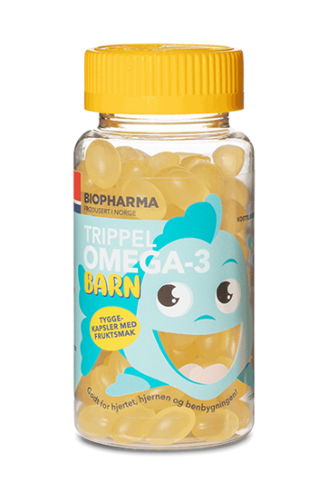 Holdbart | Trippel Omega 3 Barn 120stk
