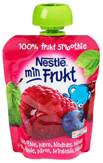 Holdbart | Nestle Min Frukt Eple/Bringebær 90g