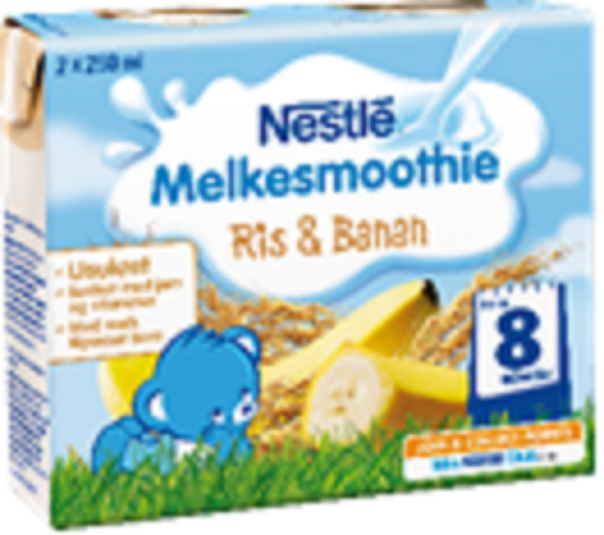 Holdbart | Melkesmoothie Ris&Banan 8 mnd