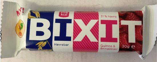 Holdbart | Bixit havrebar Quinoa & Bringebær