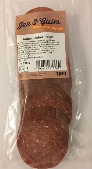 Holdbart | Salami m/basilikum 250 gr