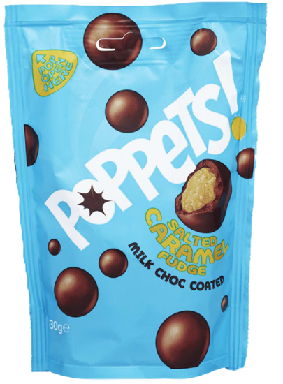 Holdbart | Poppets Salted Caramel Fudge 130g