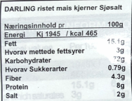 Holdbart | Darling Corn Sea Salt 40g