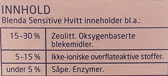 Holdbart | Blenda Sensitive Hvitt 1,17kg