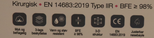 Holdbart | Munnbind 50 stk